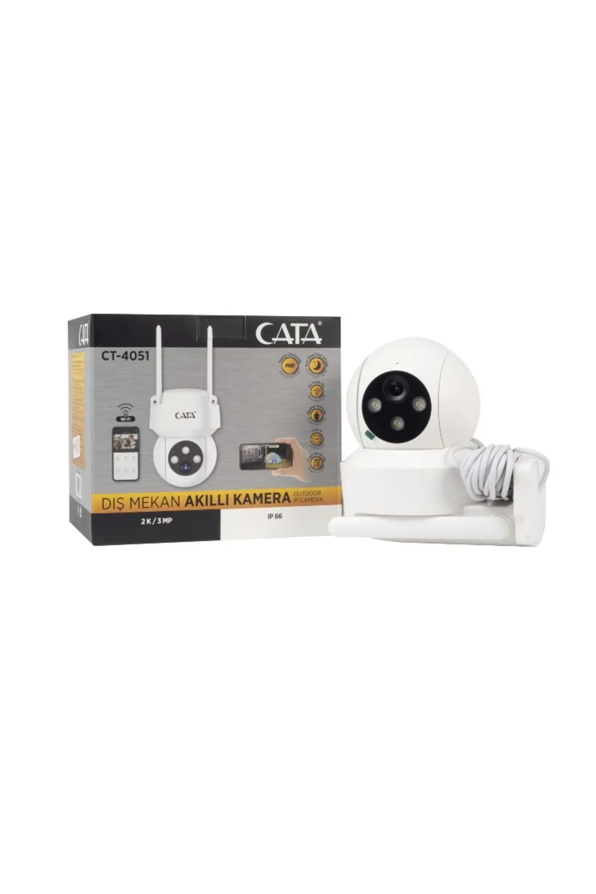 CT-4051 Akıllı Dış Mekan Kamera Fiyatı ve Yorumları - MobeseAVM